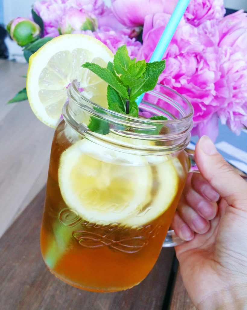 Homemade ice tea! - Healthyfoodie